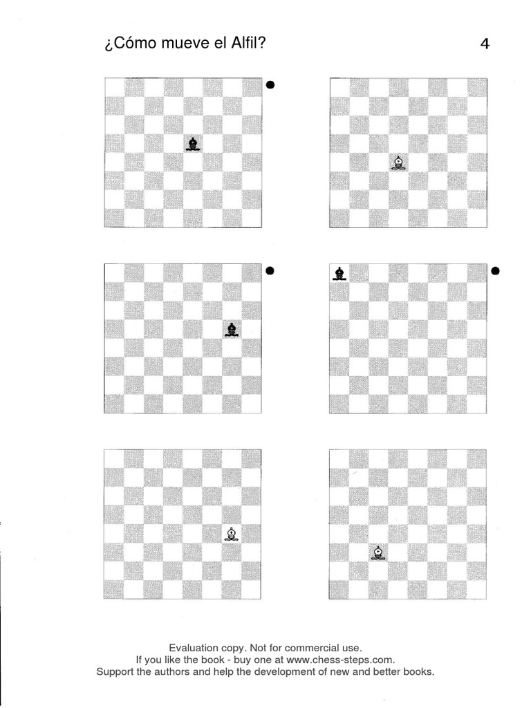 ¿Cómo Mueve El Alfil? | PDF