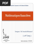 Cours Complet Math Financière | PDF | Prêts | Obligation (Finance)