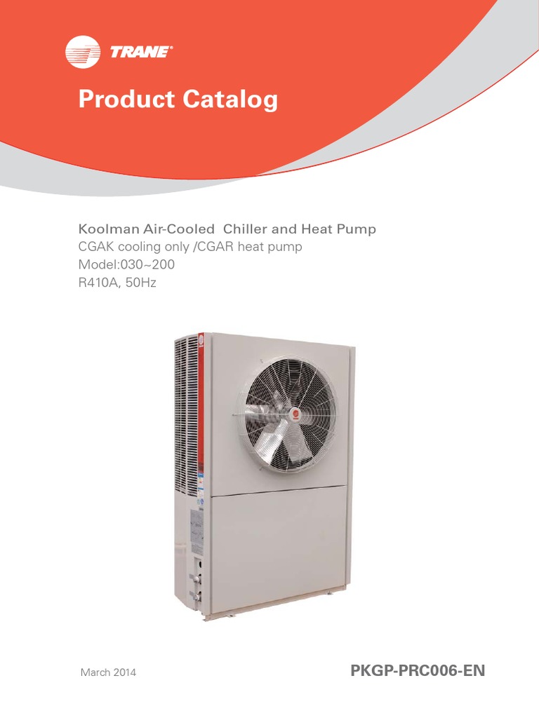 Product Catalog: Koolman Air-Cooled Chiller and Heat Pump | PDF | Heat ...