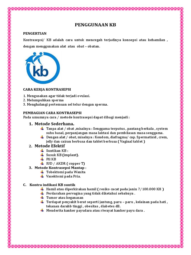 Materi Penyuluhan KB MKJP | PDF