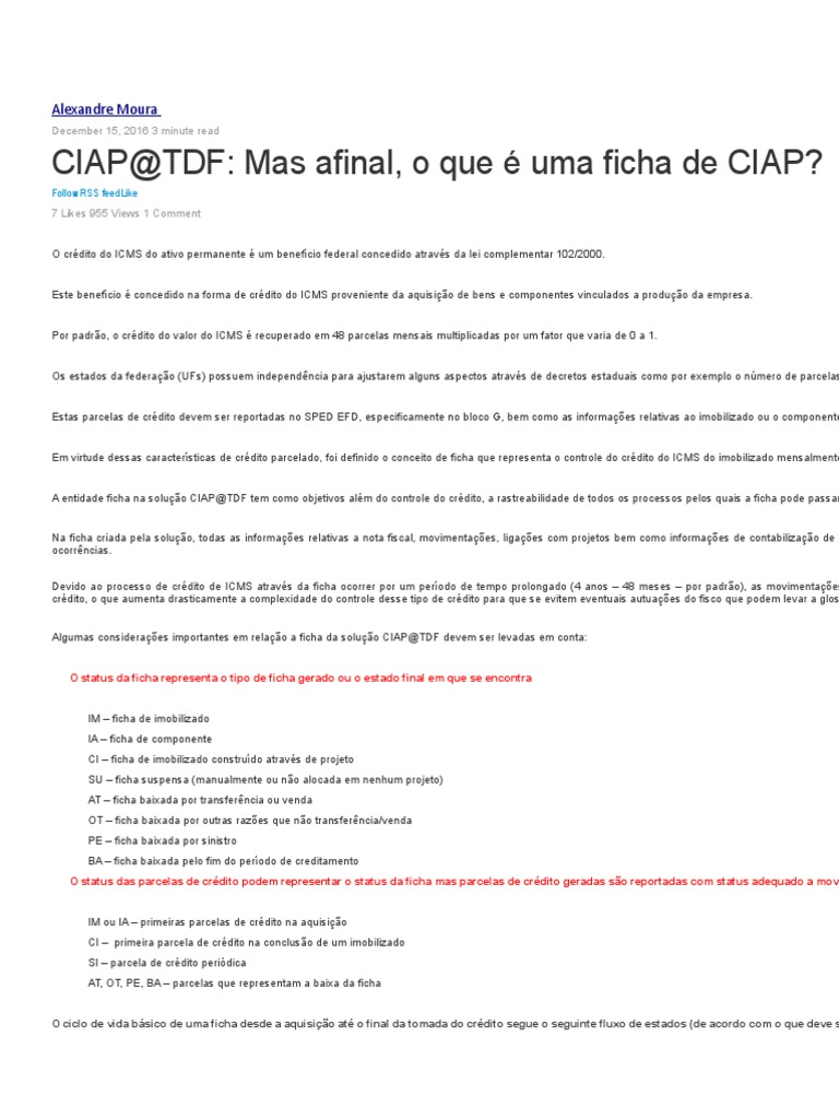 Ciap TDF | PDF | Serviço de internet | Crédito