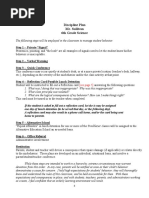 Detention Behaviour Reflection Sheet | PDF