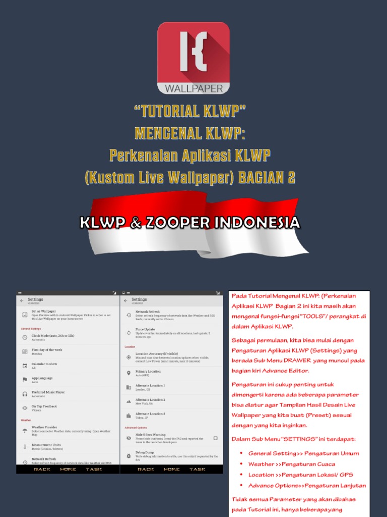 Tutorial KLWP 2 | PDF