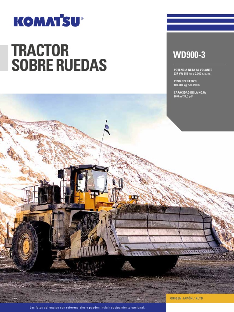 Catálogo Tractor Sobre Ruedas WD900 3 | PDF | Engranaje | Vehículos
