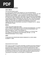 Program Script For The Necrological Service For The Hon | PDF | Local ...