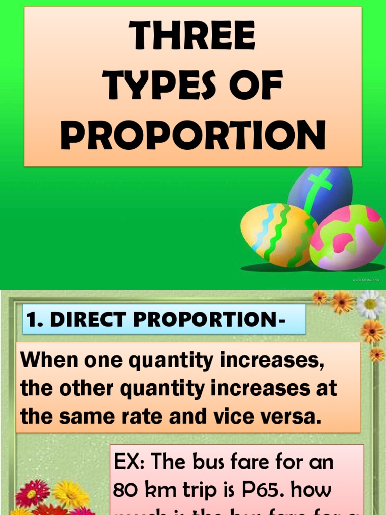 3 Types of Proportion | PDF