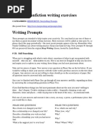 28 Creative Writing Exercises and Prompts | PDF | Creative Writing ...