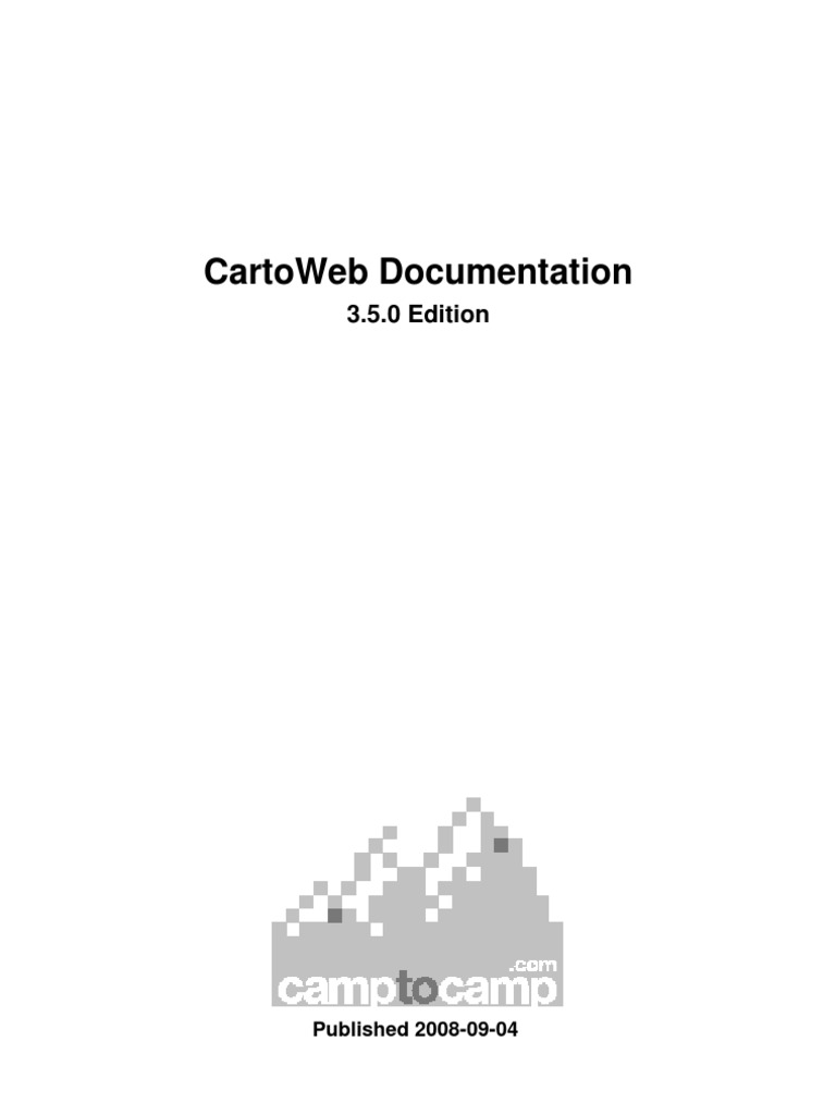 CartoWEB Manual Framewoirk | PDF | Php | Command Line Interface