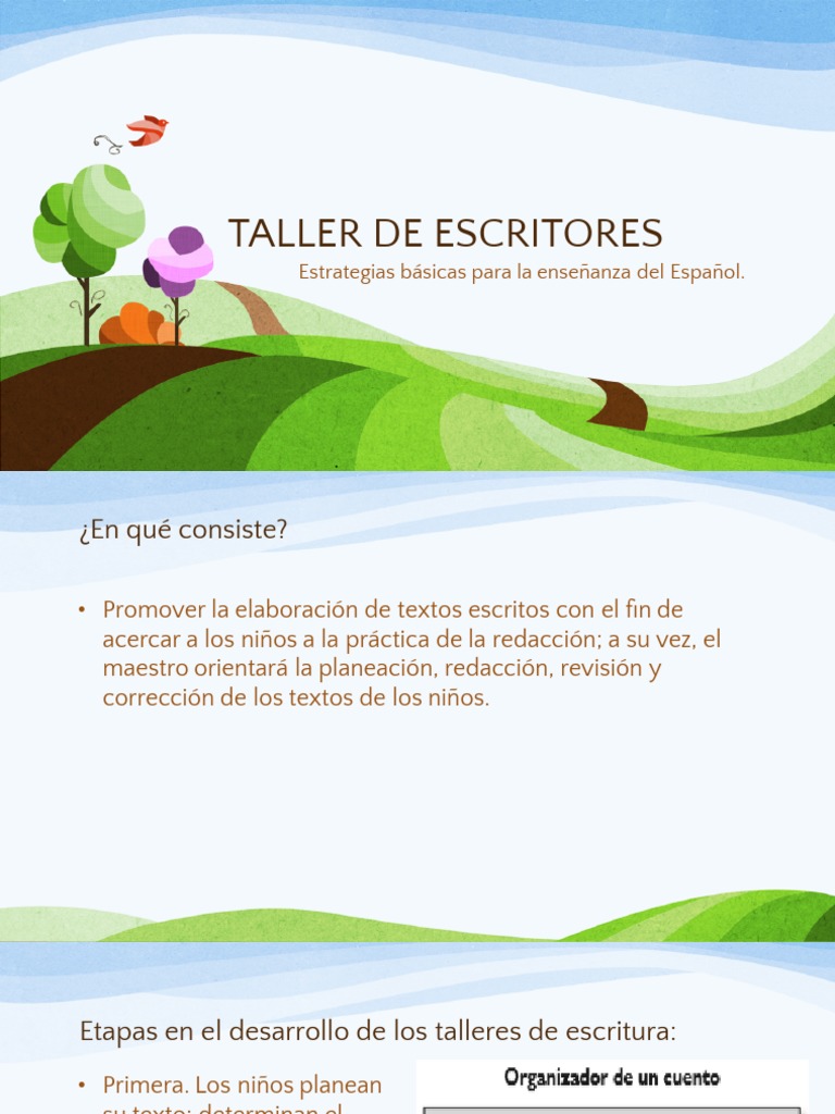 Taller De Escritores De Primaria Curso De Escritura Creativa