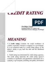 Credit Ratings Comparison Table | PDF | Bond Credit Rating | Credit