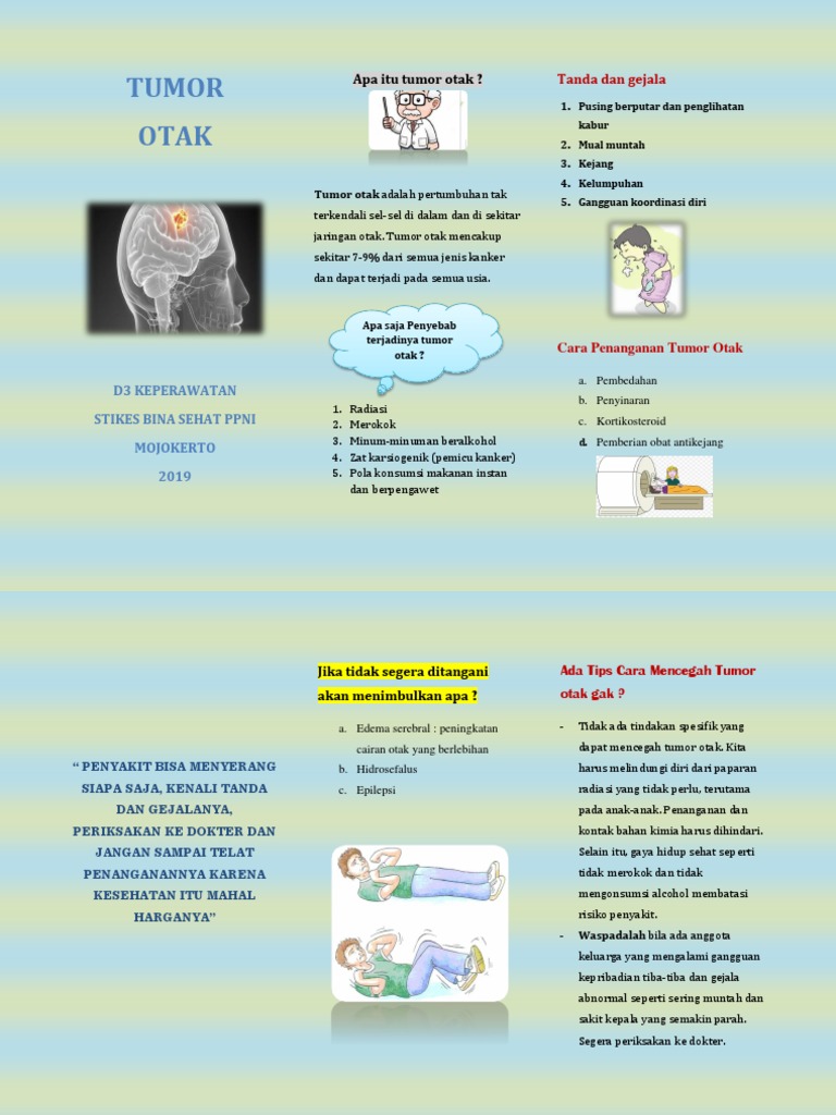 Tumor Otak Leaflet | PDF