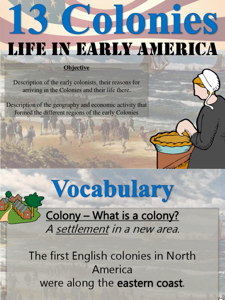 Life in Early America: Objective | PDF | Thirteen Colonies | New England