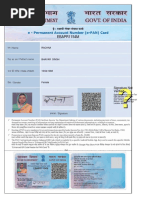 Pan Card Back Side | PDF