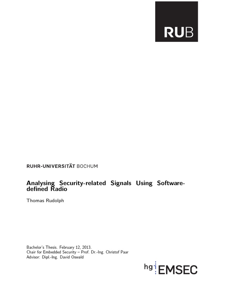 BA Rudolph PDF | PDF | Software Defined Radio | Radio