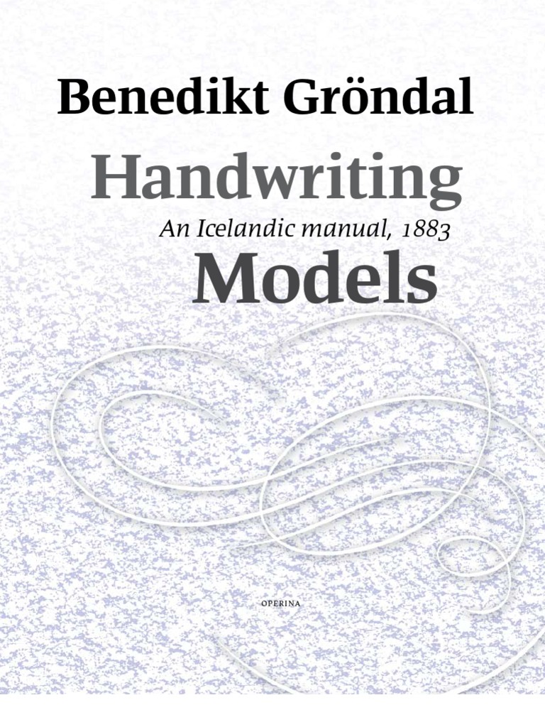 Handwriting Models | PDF | Printing | Writing