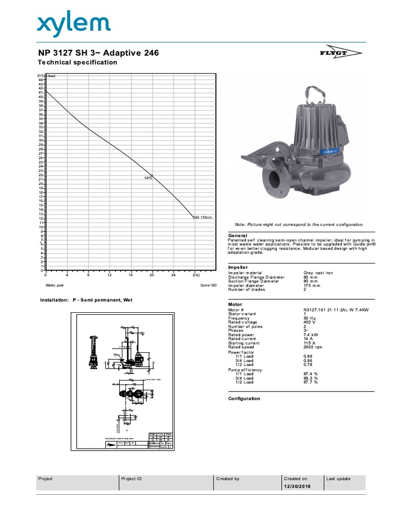 Xylem Pumps | PDF | Pump | Manufactured Goods