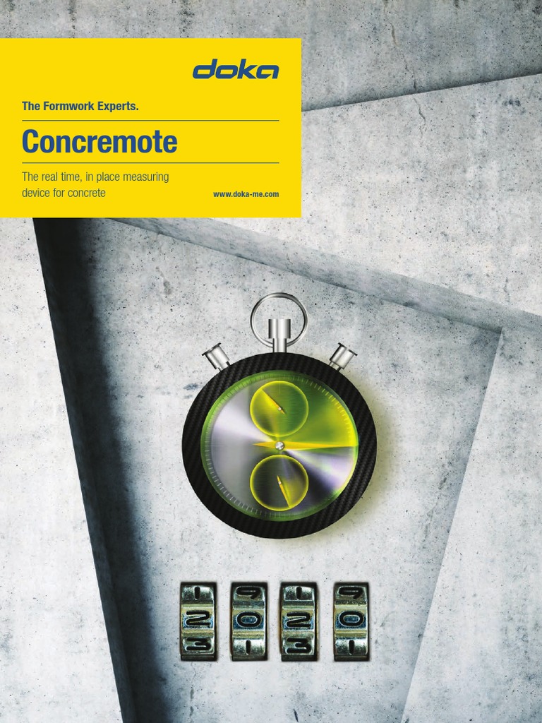 Doka Concremote Brochure | PDF | Concrete | Calibration