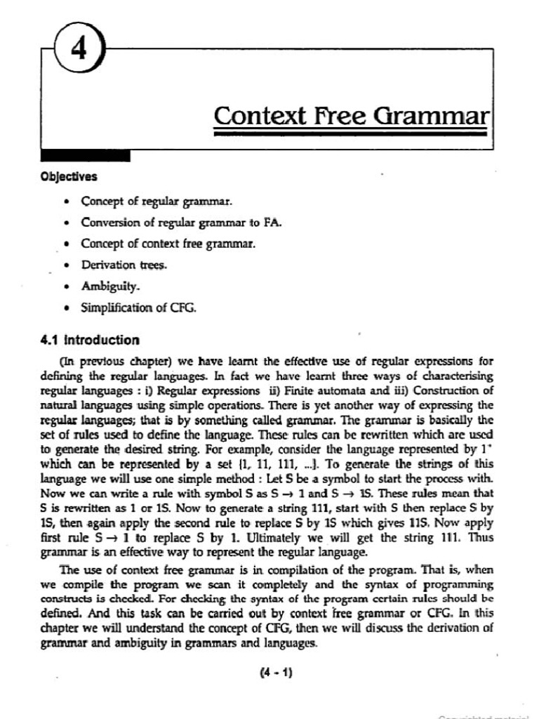 Cfg And Its Forms Pdf Pdf Models Of Computation Computer Science