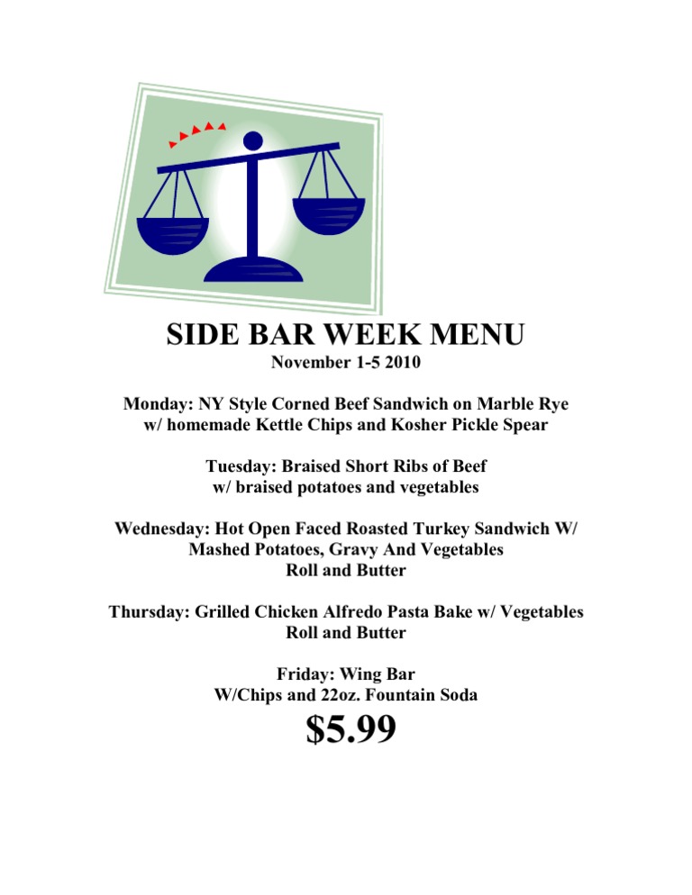 Side Bar Menu | PDF