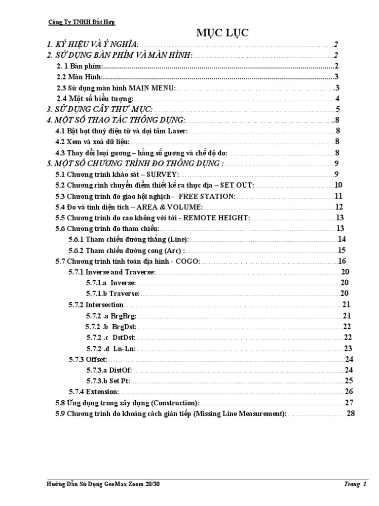 HDSD Zoom20-30 - May Toan Dac | PDF