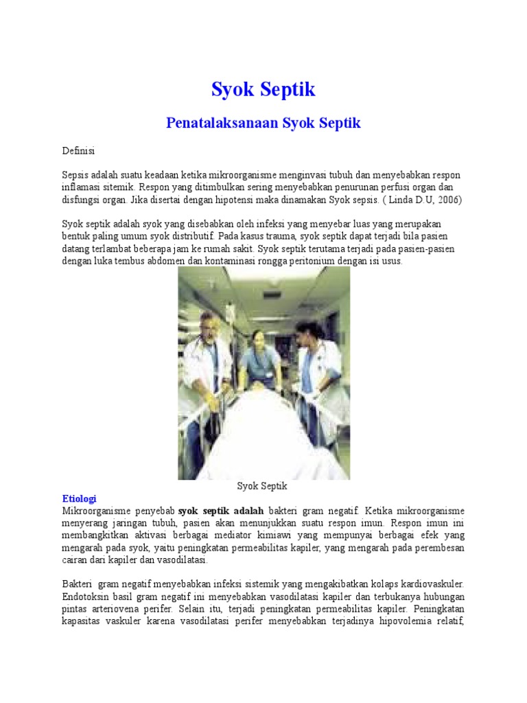 Syok Septik | PDF