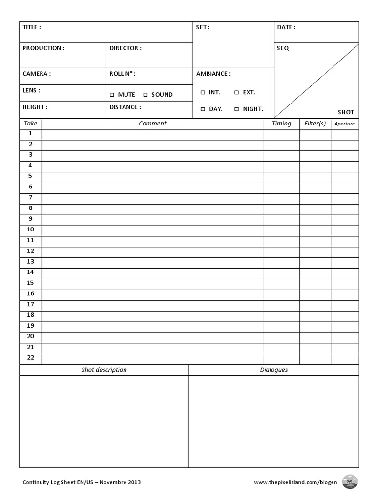 Continuity Log Sheet En Us Pdf Glass Engineering And Science