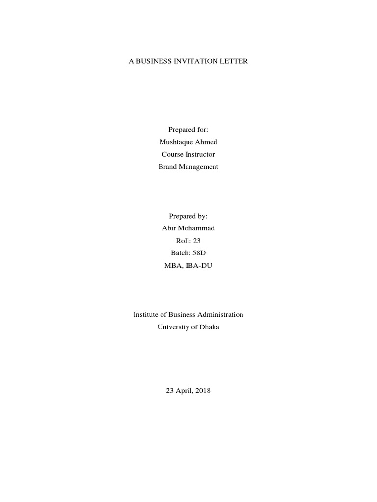 Combined Business Letter | PDF | Business | Business (General)