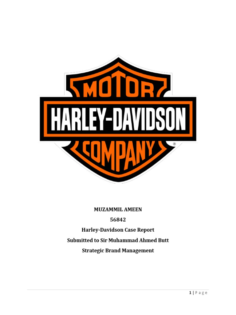 Analysis of Harley-Davidson's Operations and Brand Strategy with a ...