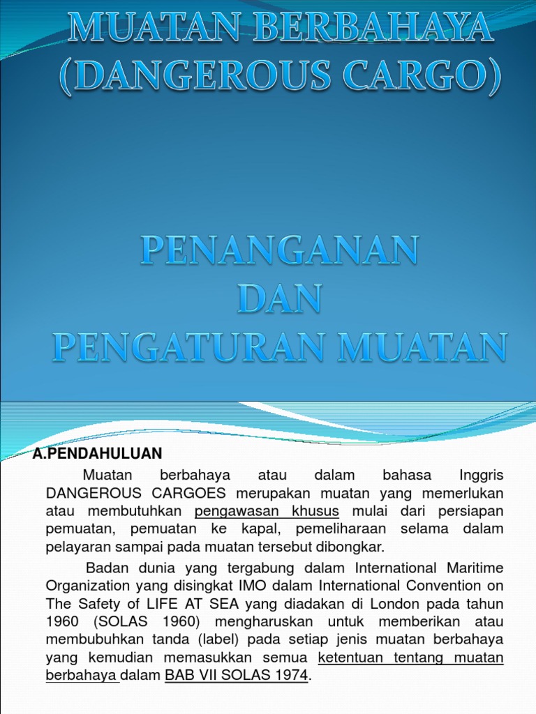 Dangerous Cargo | PDF