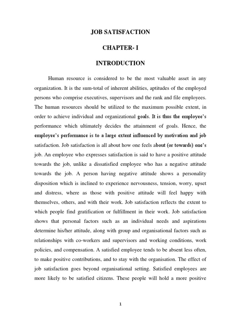 Job Satisfaction | PDF | Job Satisfaction | Contentment
