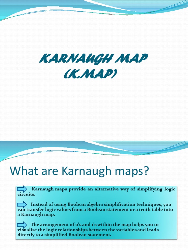 Karnaugh Map (K.MAP) | PDF