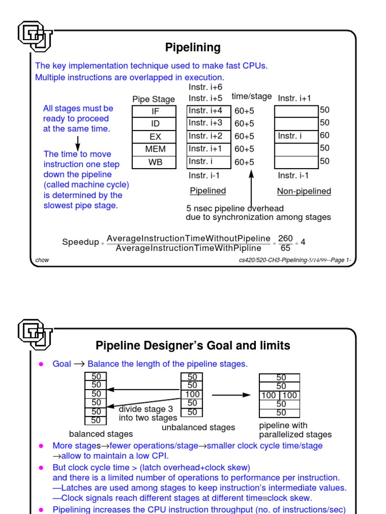 Pipelining PDF | PDF | Electronic Engineering | Central Processing Unit Pipelining PDF | PDF | Electronic Engineering | Central Processing Unit