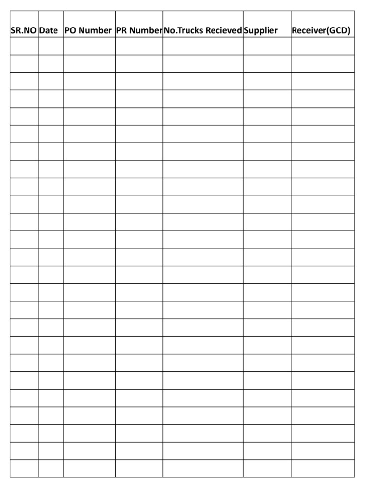 Sampling Log Sheets | PDF