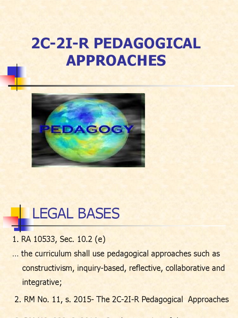 Pedagogical Approaches | PDF | Constructivism (Philosophy Of Education ...