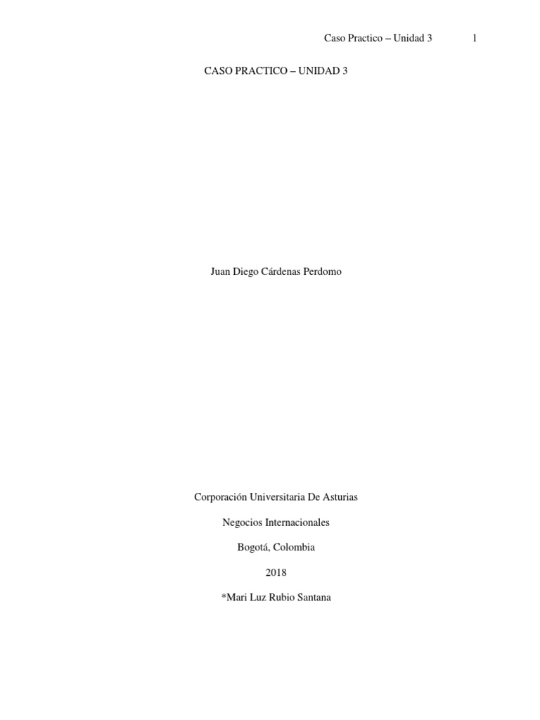 Caso Practico-Unidad 3 NIKE | PDF | Nike | Adidas