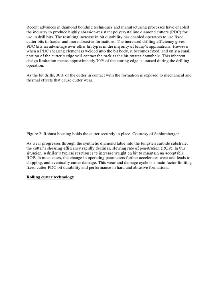 Smith Bit | PDF | Wear | Drilling