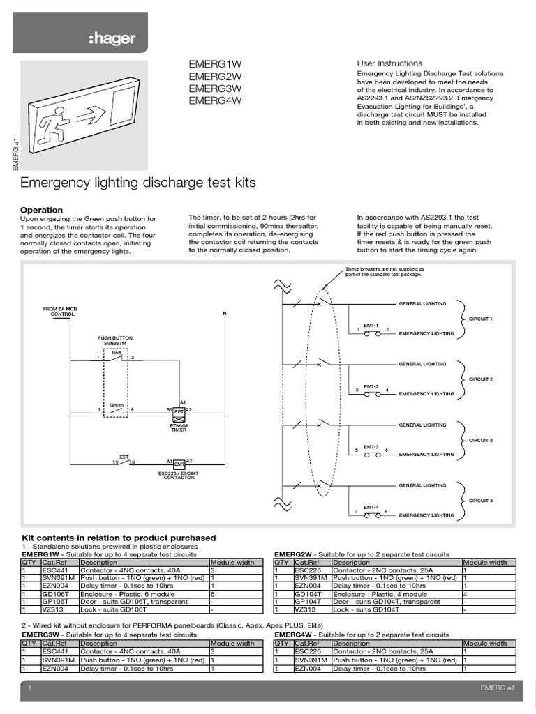 Emergency Lighting Discharge Test Kits | PDF | Compact Fluorescent Lamp ...