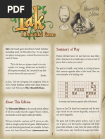 Tak: Rules and Gameplay Overview | PDF | Betting In Poker | Gaming