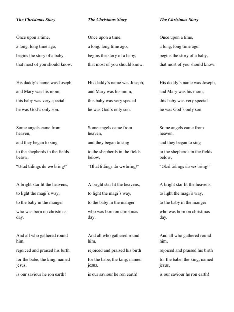 The Christmas Story The Christmas Story The Christmas Story | PDF