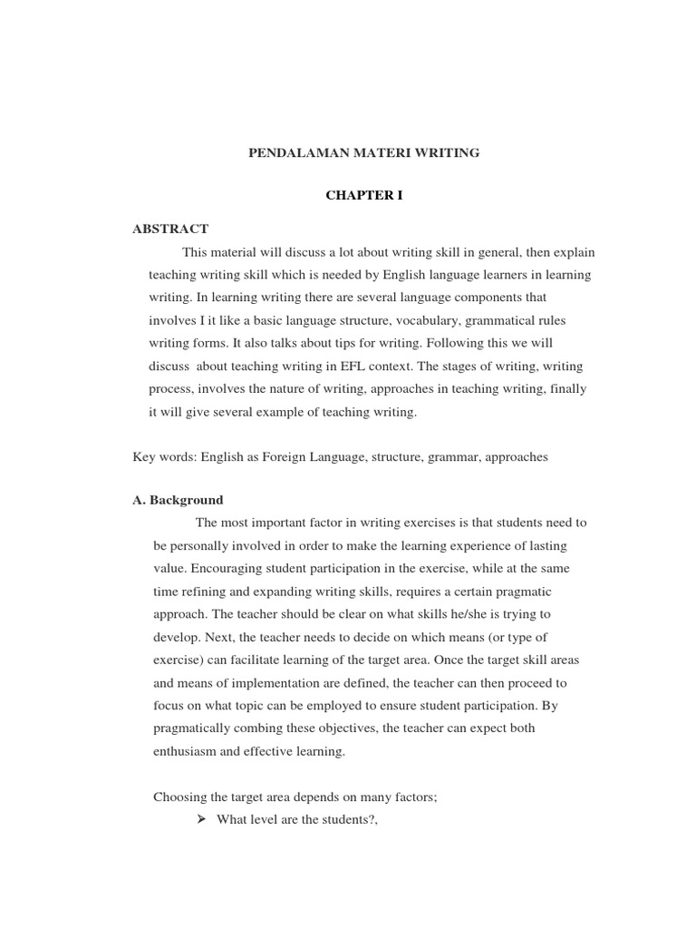 Teaching Writing | PDF | Grammar | Teachers