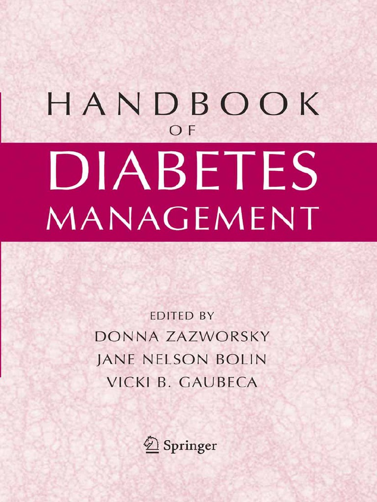 Handbook of Diabetes Management PDF | PDF | Patient Safety | Medicare ...
