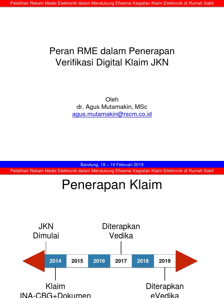 Penerapan Verifikasi Digital Klaim JKN | PDF