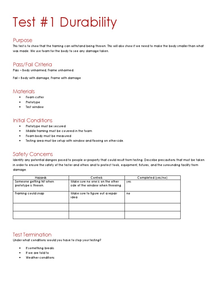 Test Descirption Template Zienty | PDF