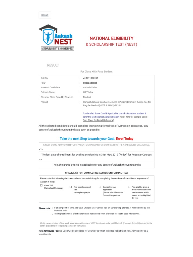 Nest PDF | PDF | Fee | Further Education