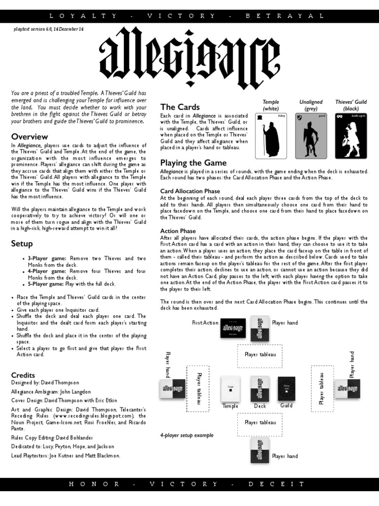 Rulebook | PDF | Tabletop Games | Card Games