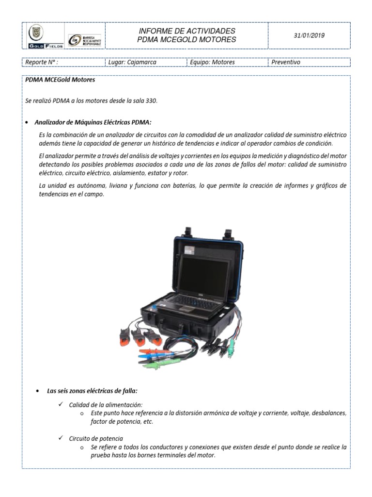 Análisis PDMA de Motores Eléctricos | PDF | Motor eléctrico | Corriente ...
