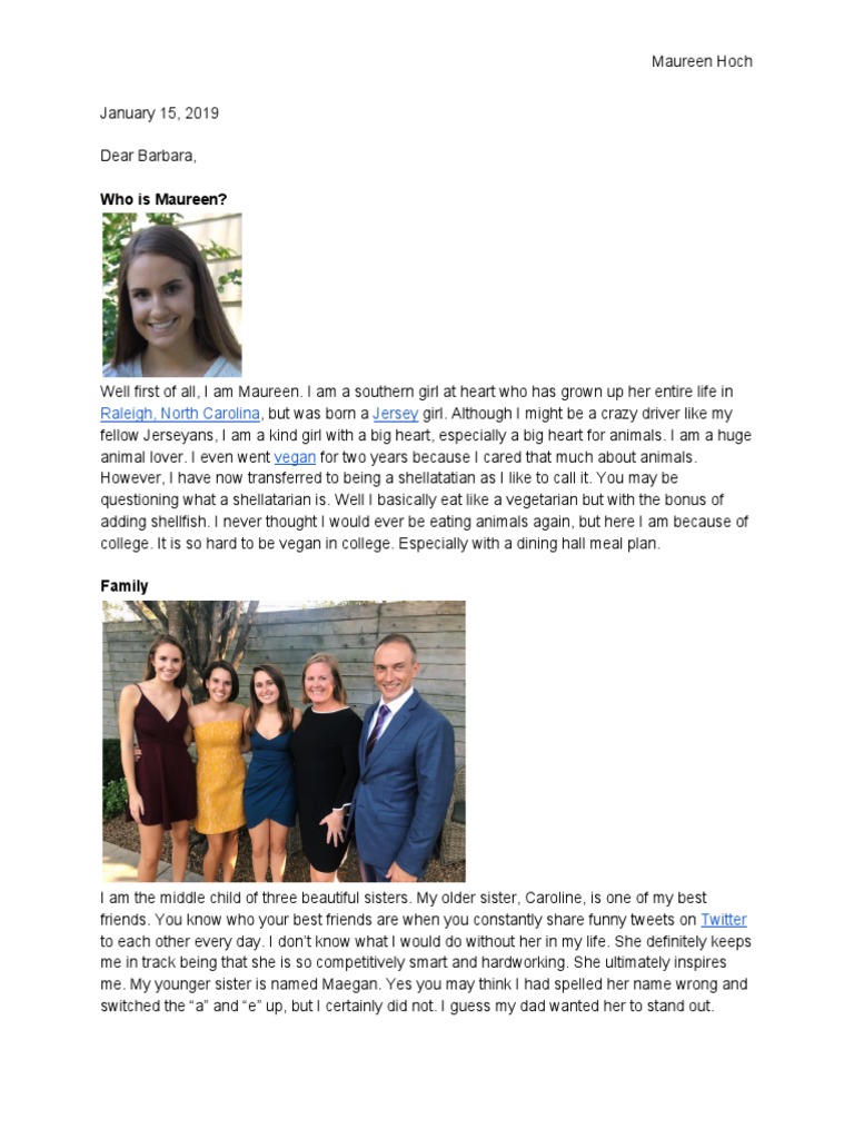 Who Is Maureen?: Raleigh, North Carolina Jersey Vegan | PDF