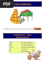 Paint Consumption and Spreading Rates | PDF | Paint | Volume