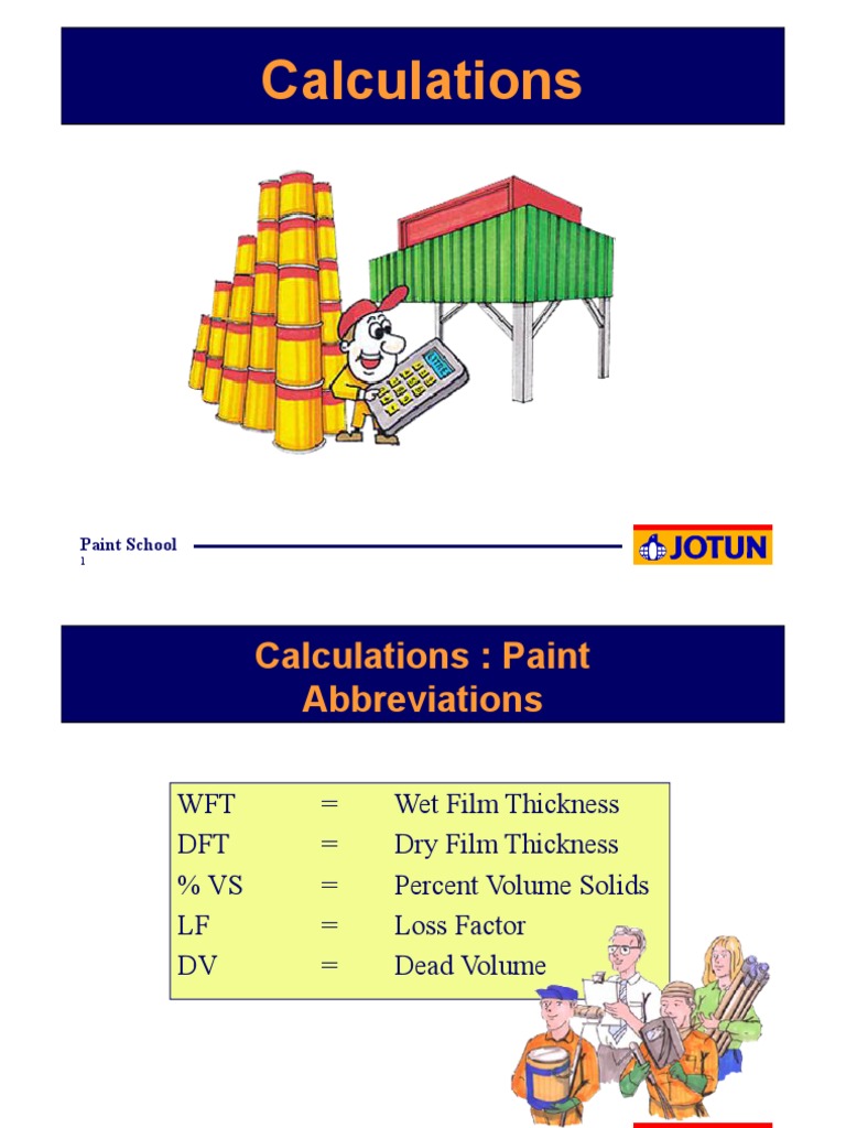 Calculating Paint Consuption Lib (Compatibility Mode) | PDF | Volume ...