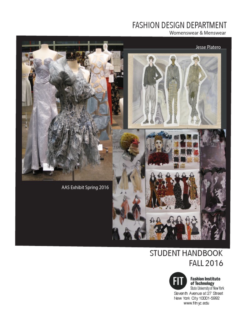 Fashion Design Student Handbook 2016 | PDF | Graphic Design | Fashion